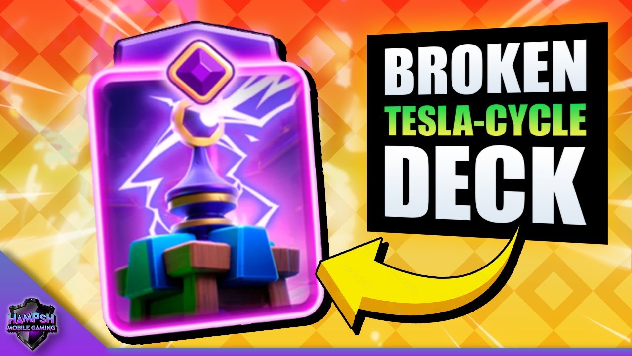 The Evolution Tesla is More BROKEN Than You Think in Clash Royale 🤔 ...