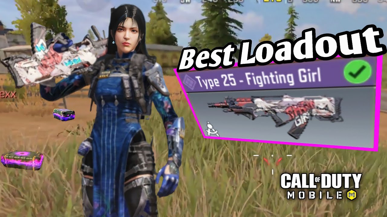 Type 25 Fighting Girl Best Attachments Zero Recoil in BR | Shadowfall ...