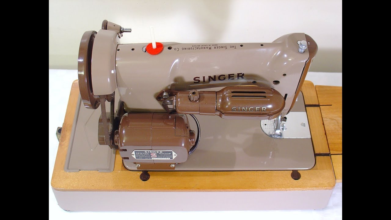 Singer 185K sewing machine - YouTube