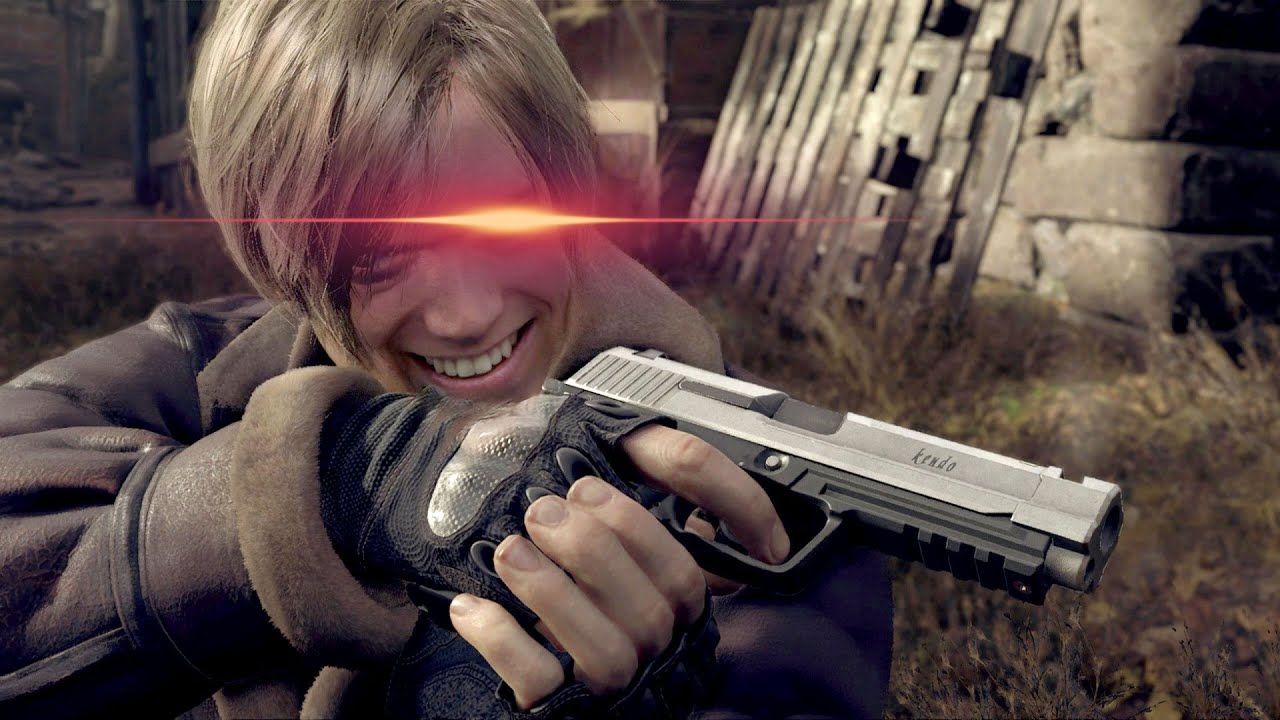Leon goes full John Wick on the villagers - Resident Evil 4 Remake ...