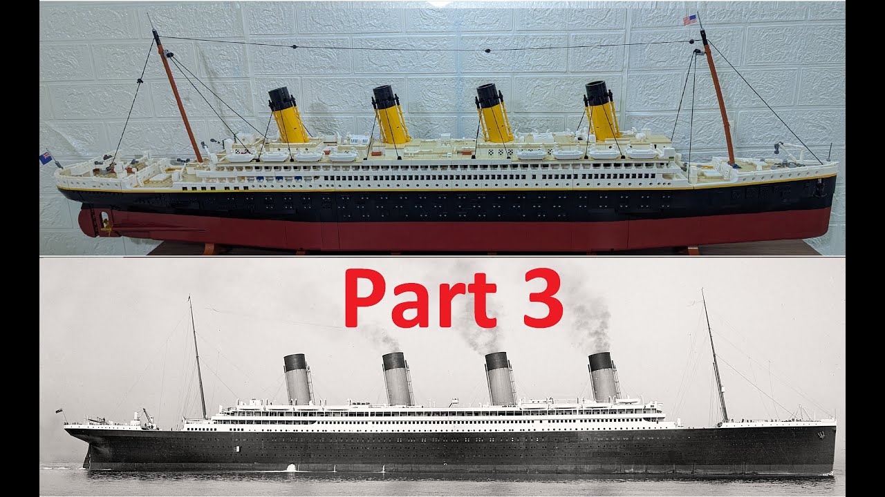 Lego RMS Olympic (Titanic conversion) (Part 3/3) - YouTube