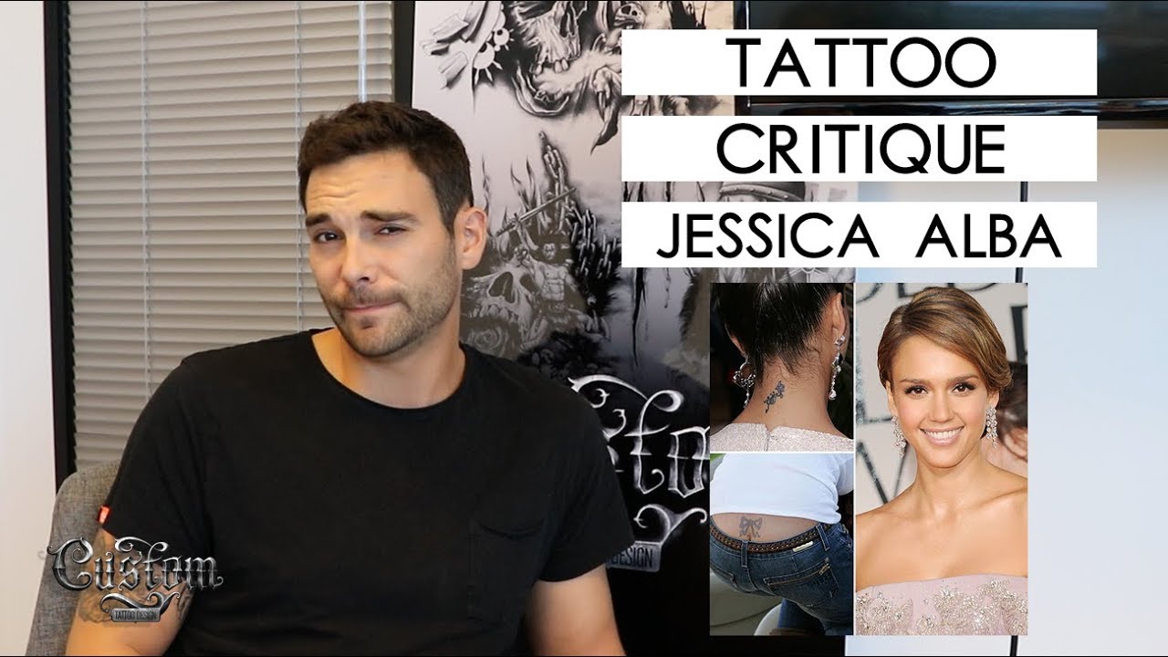 TATTOO CRITIQUE - Jessica Alba - YouTube