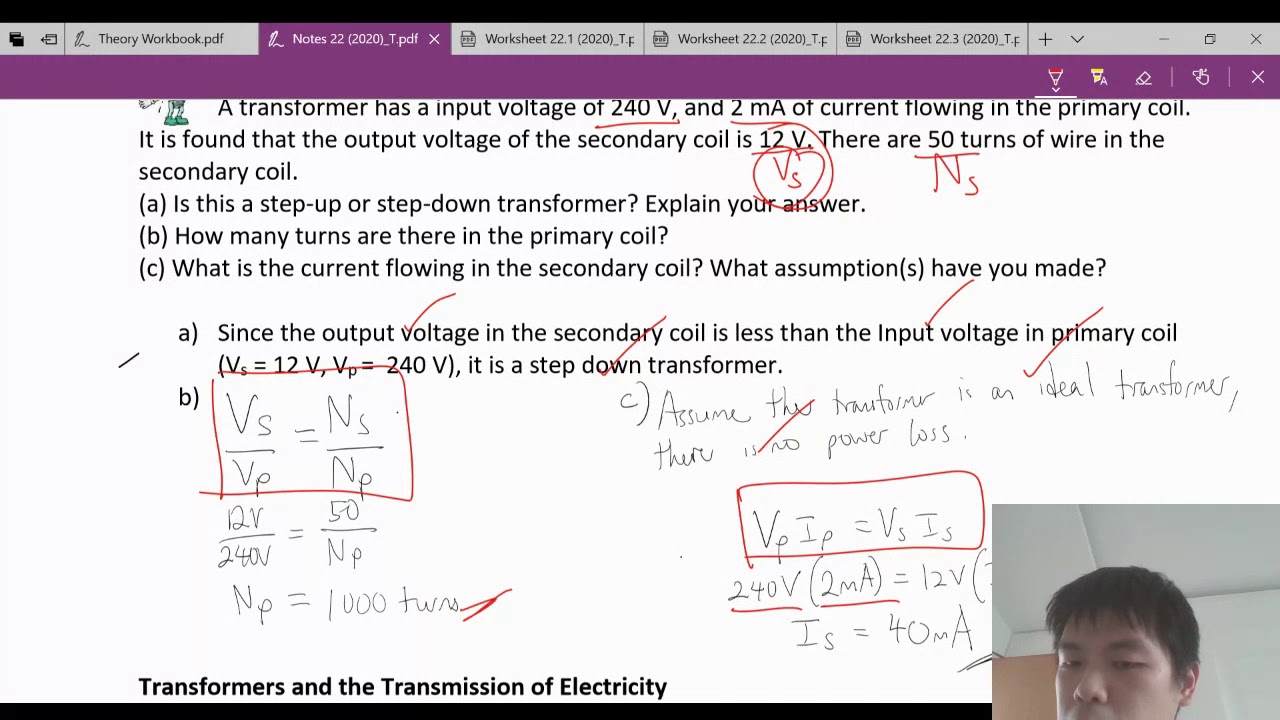 Chapter 22: Electromagnetic Induction -Transformer - YouTube