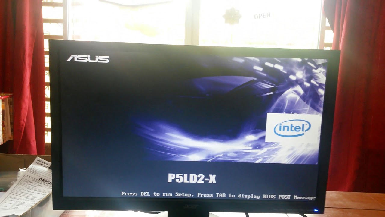 Bila Bios windows naik blue screen - YouTube