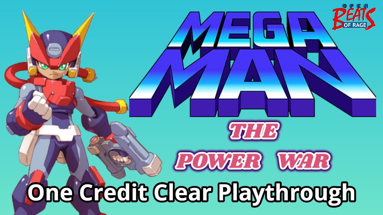 MegaMan The Power War (OpenBOR) | 1CC Playthrough - YouTube