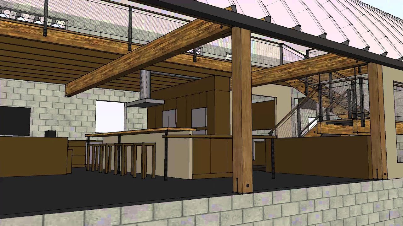 Howard Road Arch Barn - Structure - YouTube