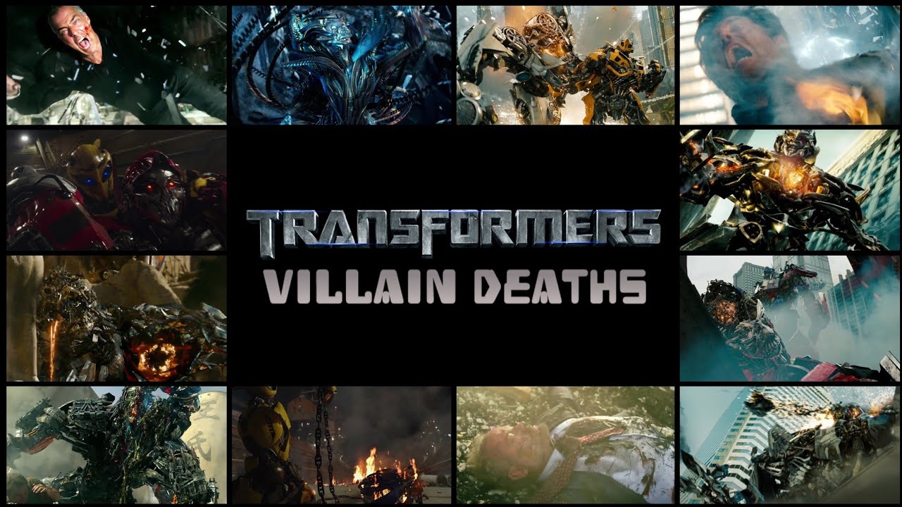 Transformers Cinematic Universe: Villains Deaths - YouTube