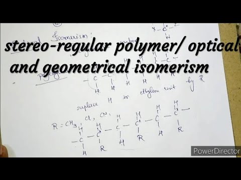 Stereo-regular polymer/optical and geometrical isomerism in polymers ...