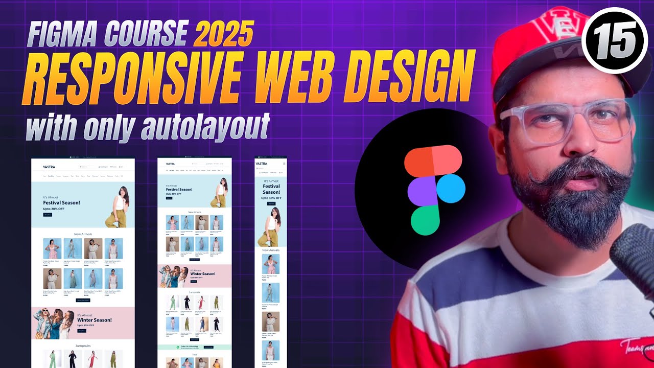 responsive design figma full webpage with only autolayout by graphics ...