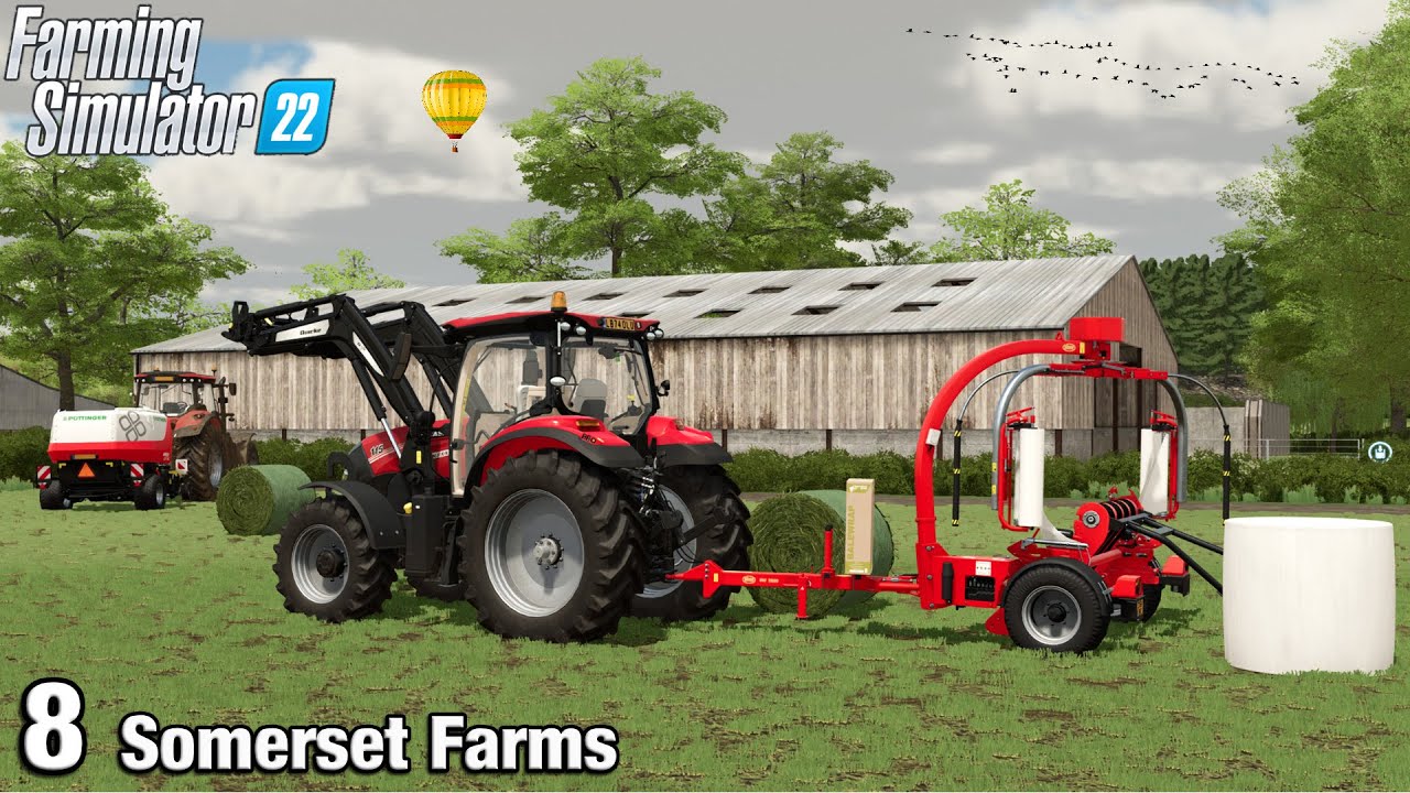 FIRST CUT OF OUR NEW GRASS FIELD - Farming Simulator FS22 Somerset ...