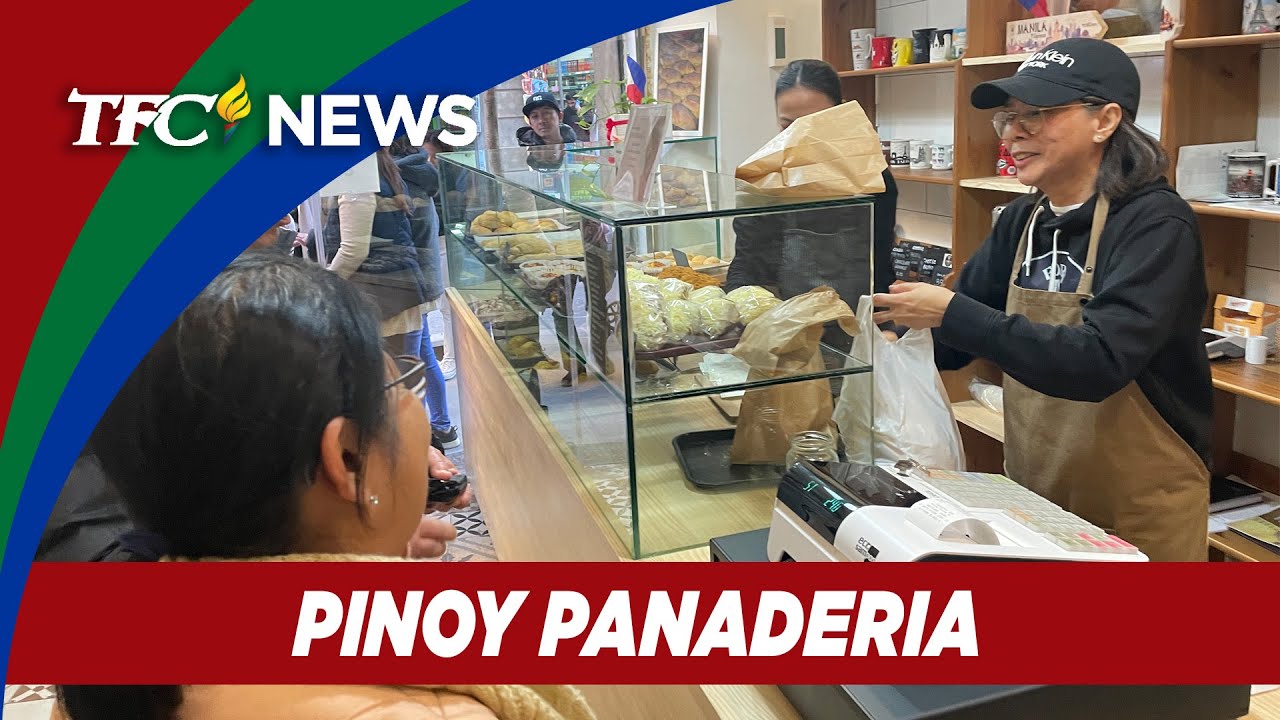 Pinoy bakery sa Barcelona, Spain pinipilahan | TFC News Spain - YouTube