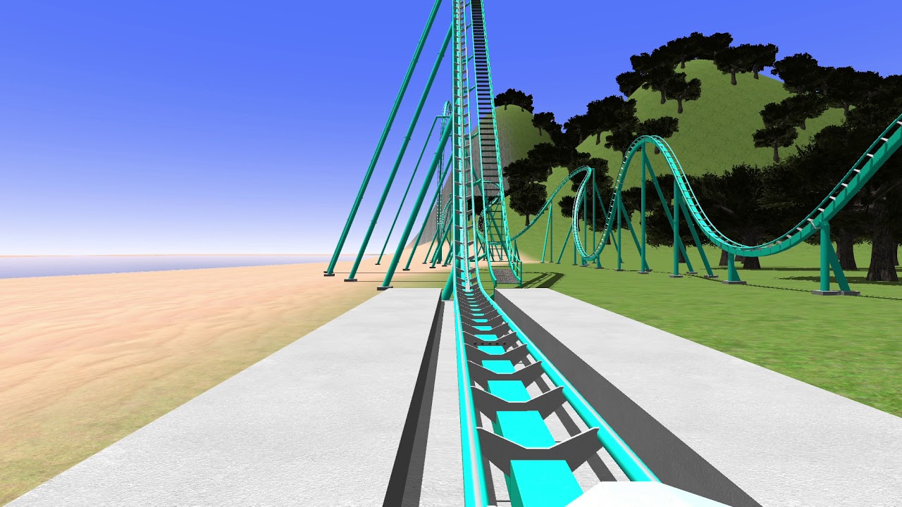 Ultimate Coaster X- Blue Dye-ver - YouTube