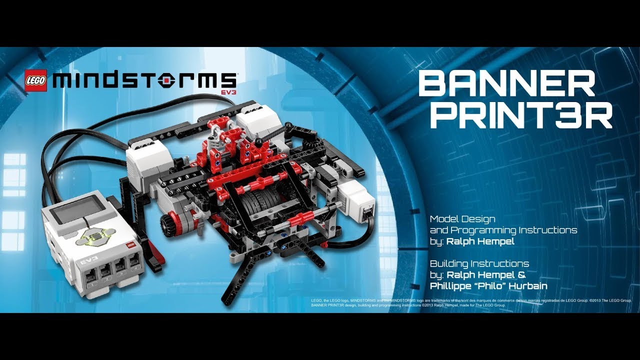 BANNER PRINT3R - Un Robot que dibuja - LEGO mindstorms EV3 - Banner ...