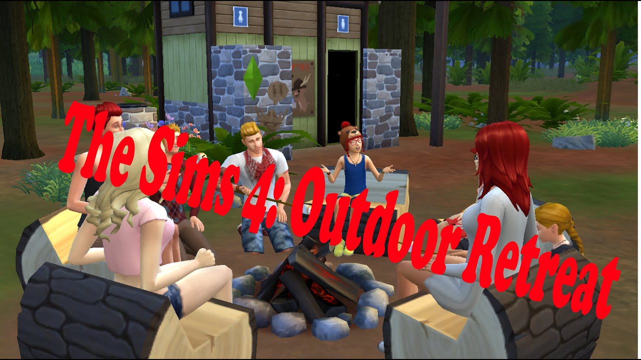 The sims 4 camping | outdoor retreat | destination nature - YouTube