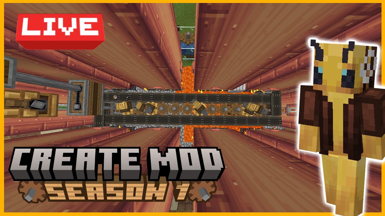 BACK ON THE GRIND!!! | Minecraft Create Mod 1.19 Live - YouTube