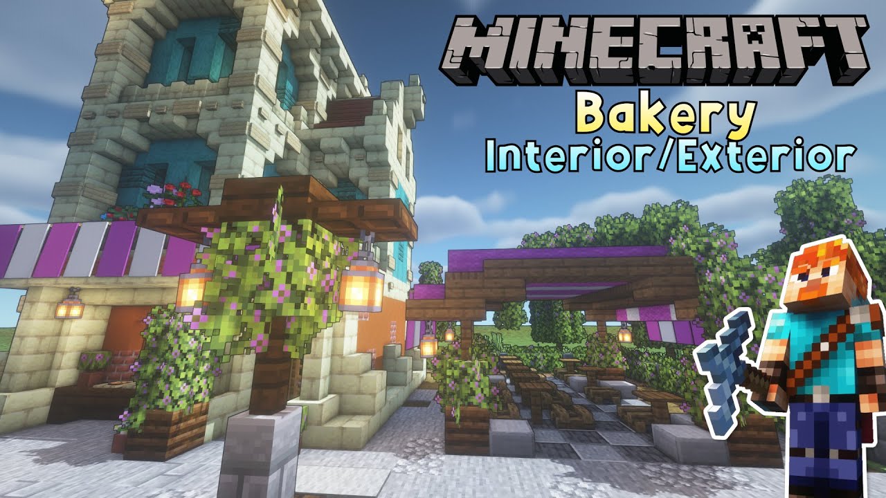 Minecraft Tutorial - Bakery Interior/Exterior!! - YouTube