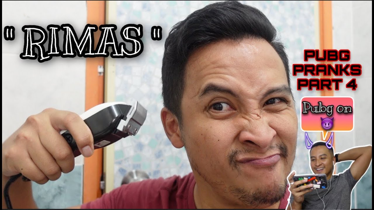 " RIMAS " IJAT POTONG RAMBUT? PRANKS PUBG PART 4 ON - VLOG IJAT ...
