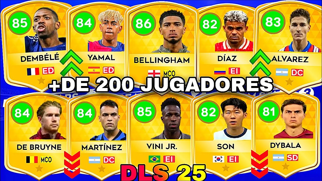 NUEVA ACTUALIZACION DLS 25 TODOS LOS JUGADORES SUBIERON Y BAJARON DE ...