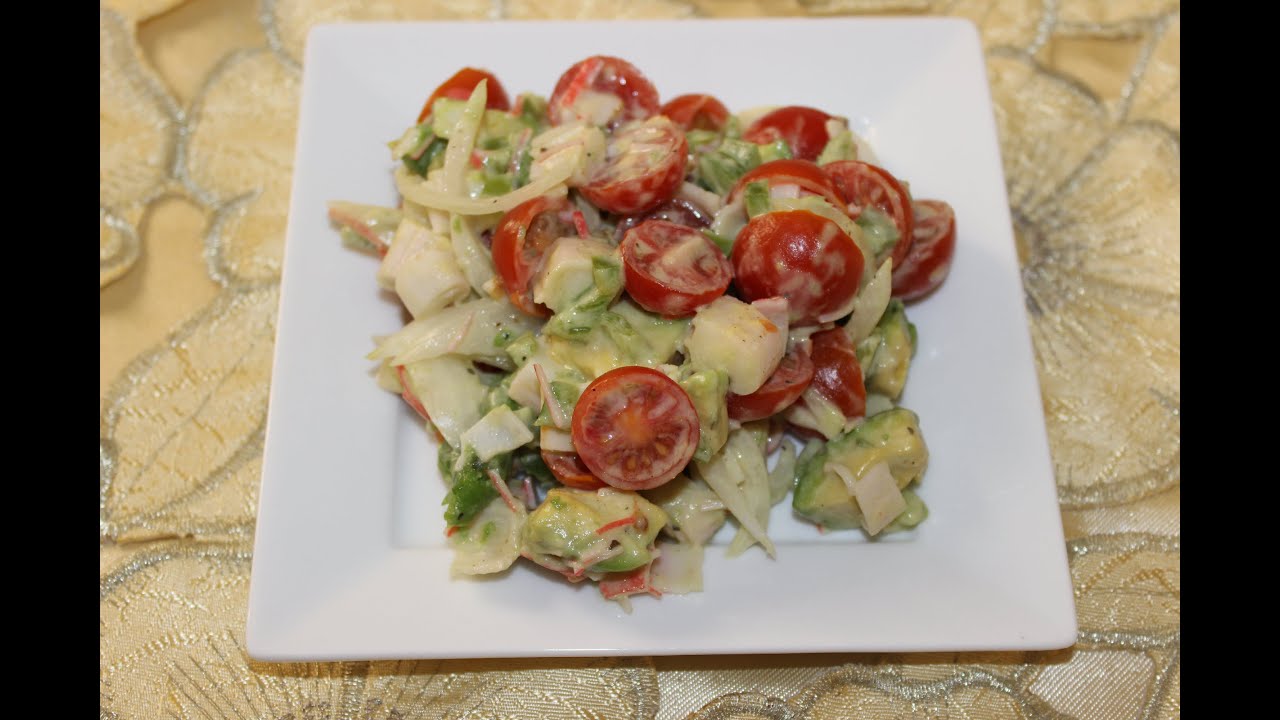 Salade facile et rapide ---------- سلطة سهلة و سريعة التحضير - YouTube