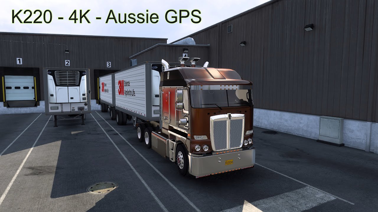 Kenworth K220 - ATS - 4K - Aussie GPS - YouTube