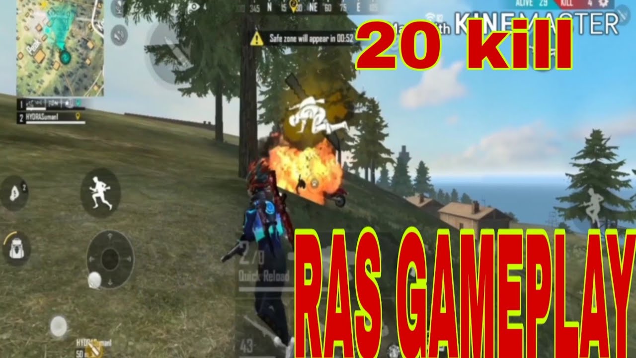 Free fire duo Ras gameplay total 20 kill 🤯🤯 - YouTube