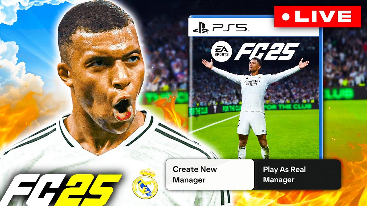 🔴 FC 25 LAUNCH DAY!! Playing Career Mode, Gameplay, New Features and ...