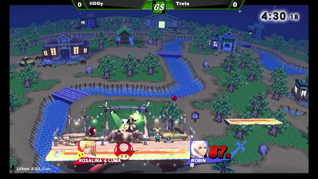 Smash Fight Club SSB4 - iiGGy (Rosalina) vs. Trela (Robin) - YouTube