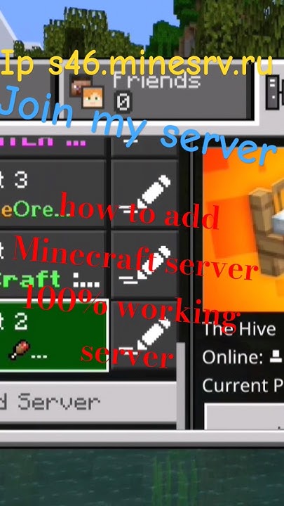 how to add Minecraft server 100% working server - YouTube
