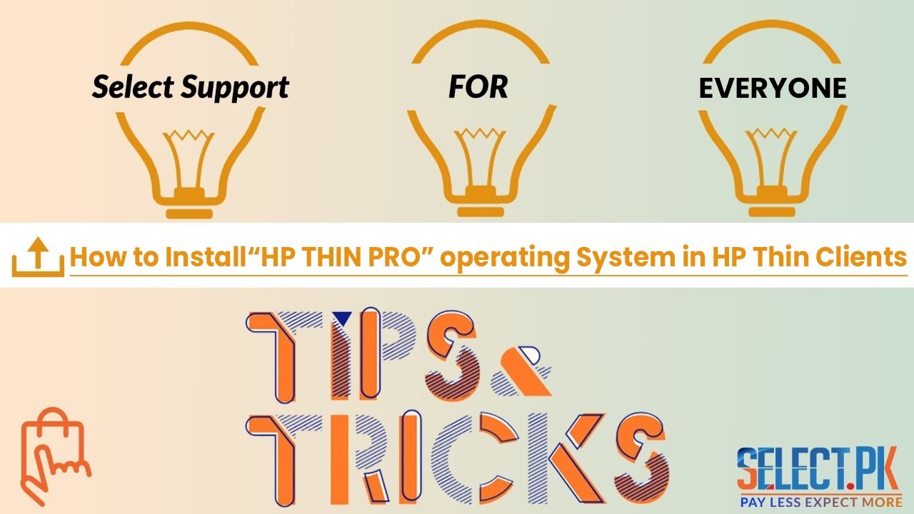 How to Install HP Thin Pro Operating System in HP Thin Clients - YouTube
