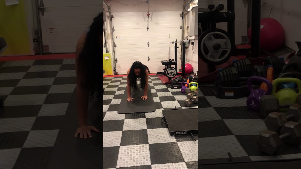 inchworm to up and down plank - YouTube