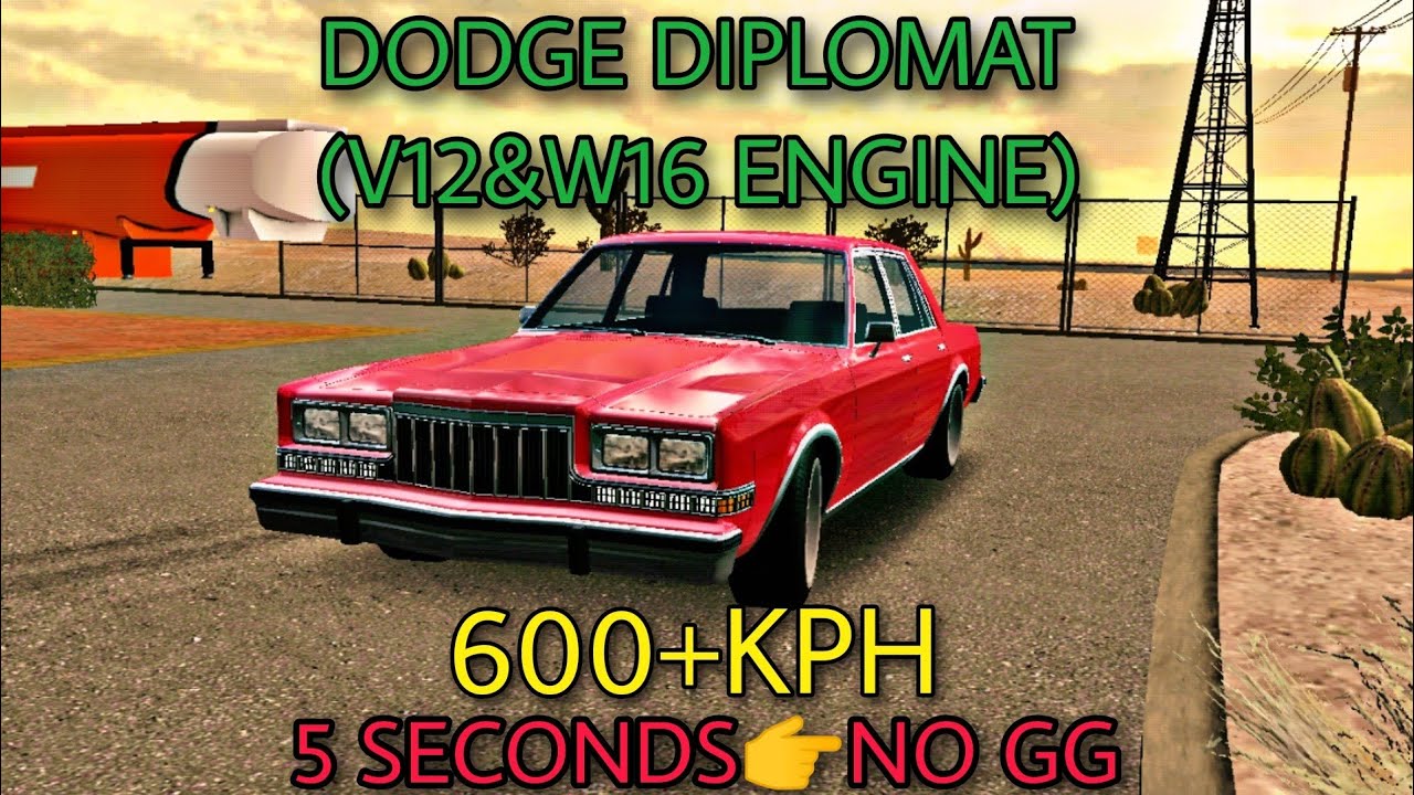dodge diplomat 600+kph gearbox in car parking multiplayer | your tv ...