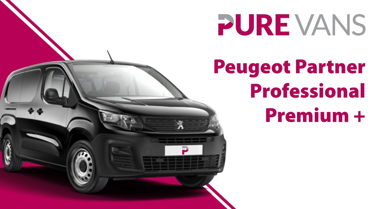 Pure Vans Peugeot Partner Professional Premium + - YouTube