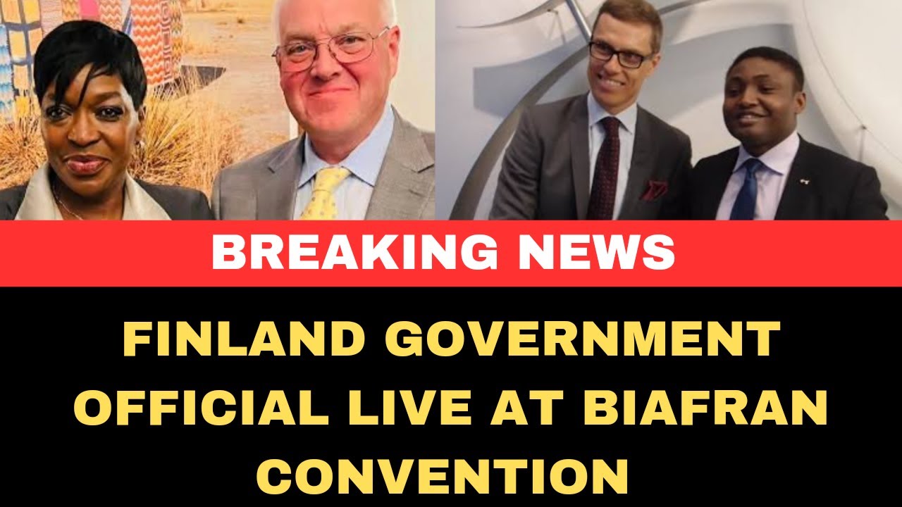 Finnish Government Official LIVE At BIAFRAN CONVENTION IN FINLAND ...