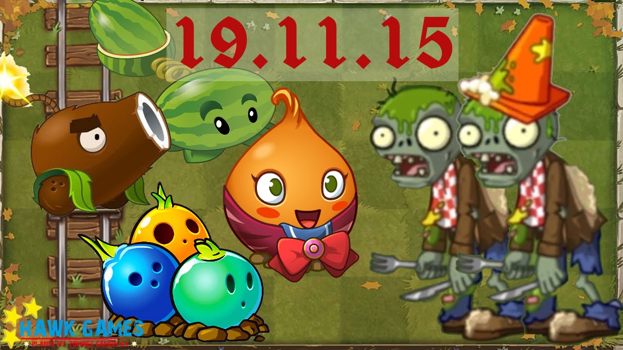 Plants vs. Zombies 2 - Fall Food Fight Party (November 19, 2015) [4K ...