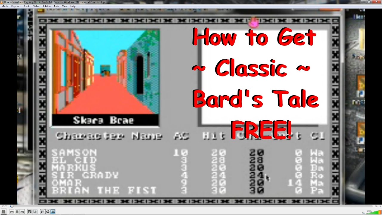 How to Install and Play Any Classic Bard's Tale Game on Windows FREE ...