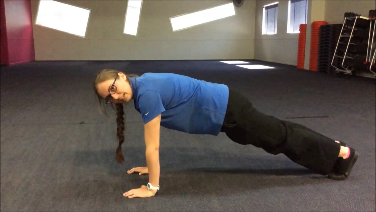 Plank with 3 point knee drive - YouTube
