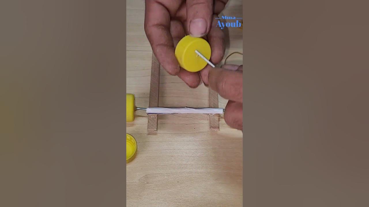 How To Make a Mini Rubber Band Car (SIMPLE CAR TOY) - YouTube