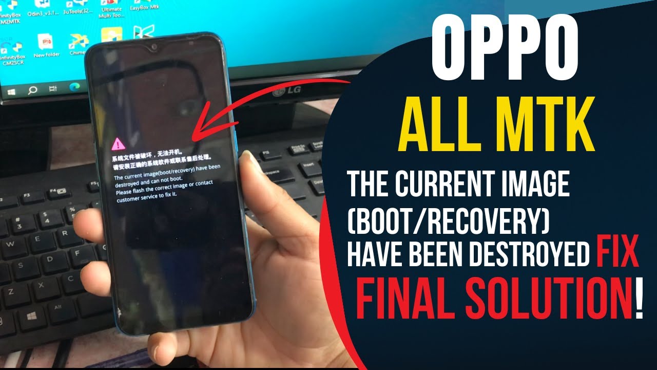 All OPPO MTK The Current Image Has been destroyed Fix Done | OPPO A12 ...