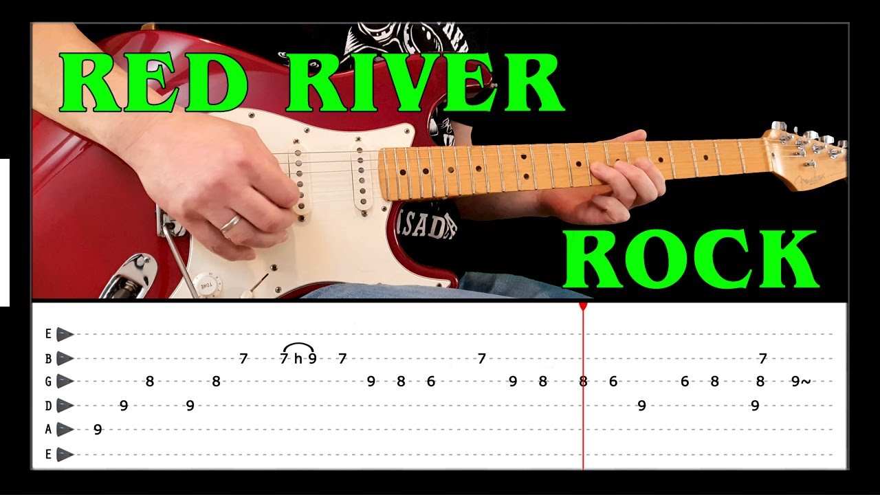 RED RIVER ROCK - Guitar cover with tabs - Johnny and the Hurricanes ...