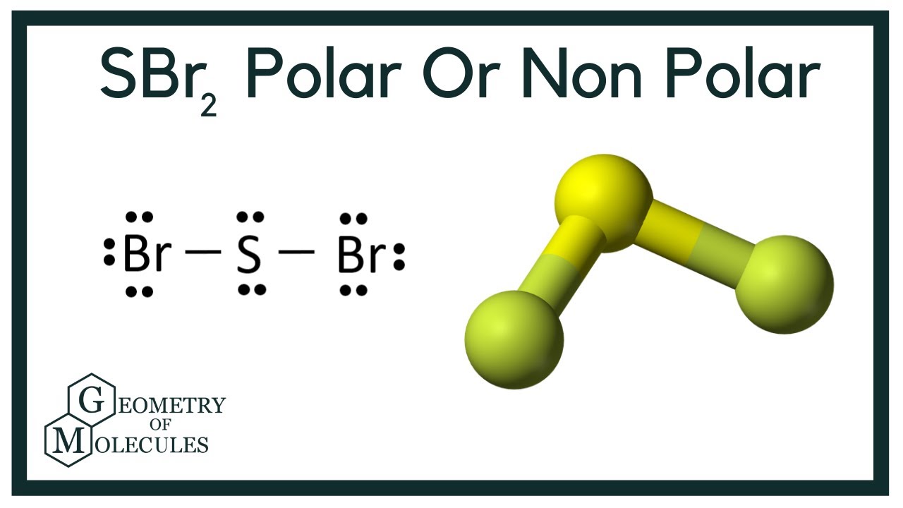 Is SBr2 Polar or Non-Polar (Sulfur Dibromide) - YouTube