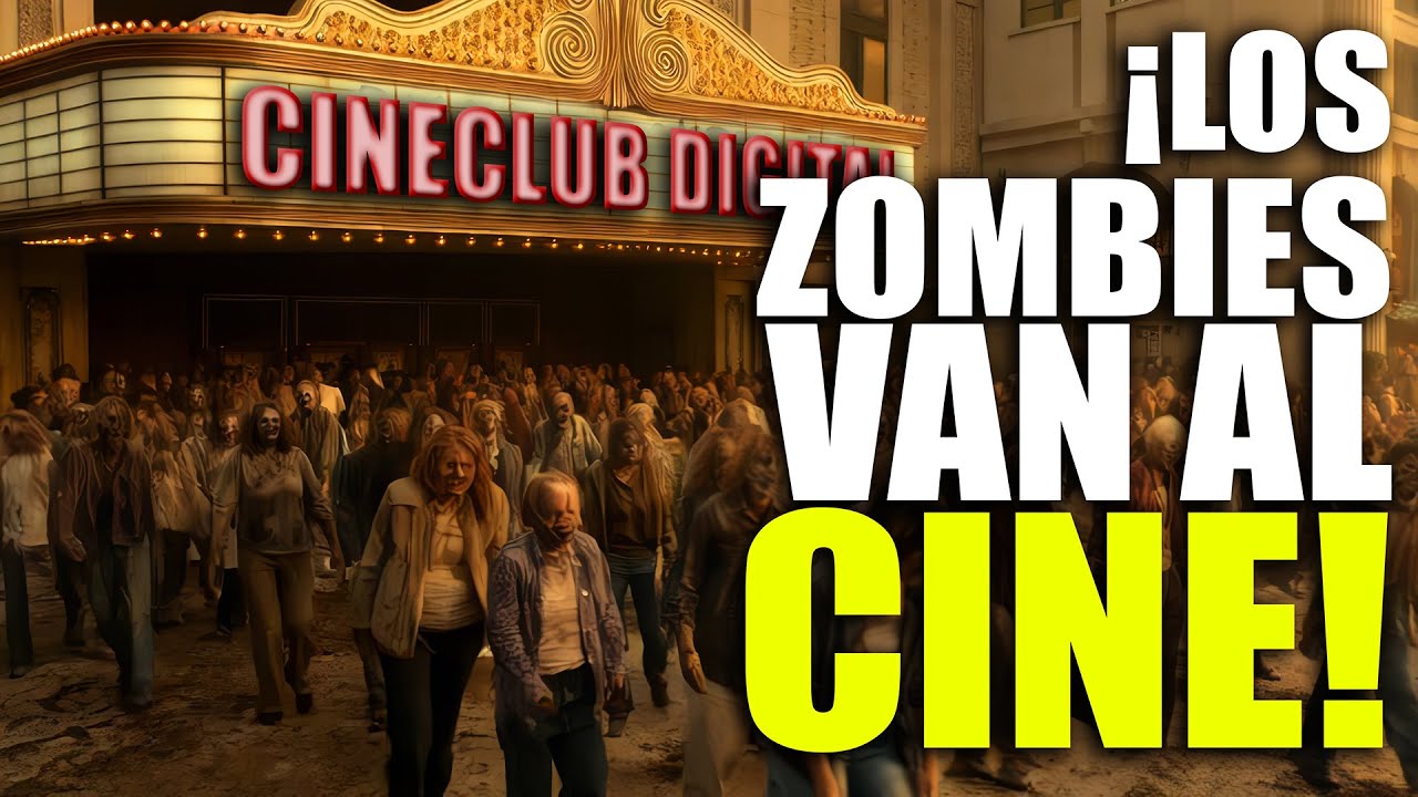 Zombies Go To The Movies! Los Zombies Van Al Cine! AI COMMERCIAL - YouTube