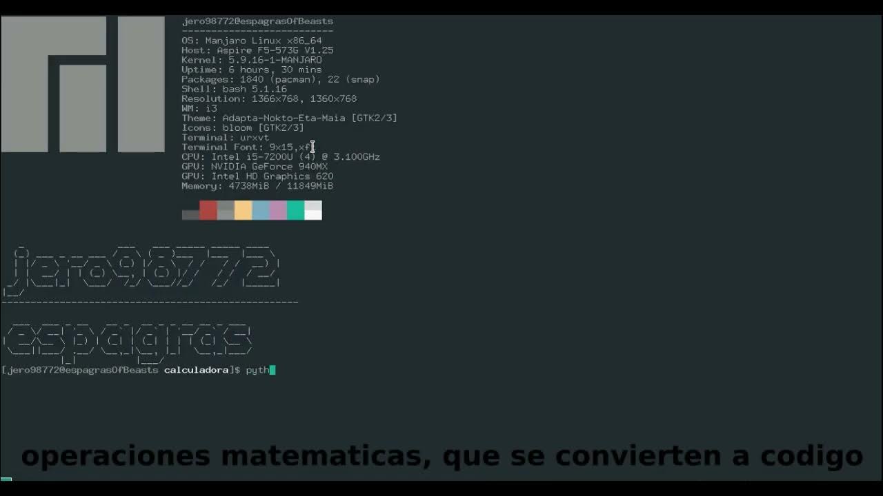 Calculadora cientifica en Python de 2 lineas de codigo - YouTube