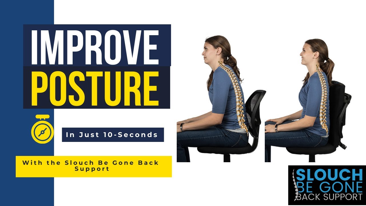 How to improve your posture in 10 seconds with the Slouch Be Gone Back ...