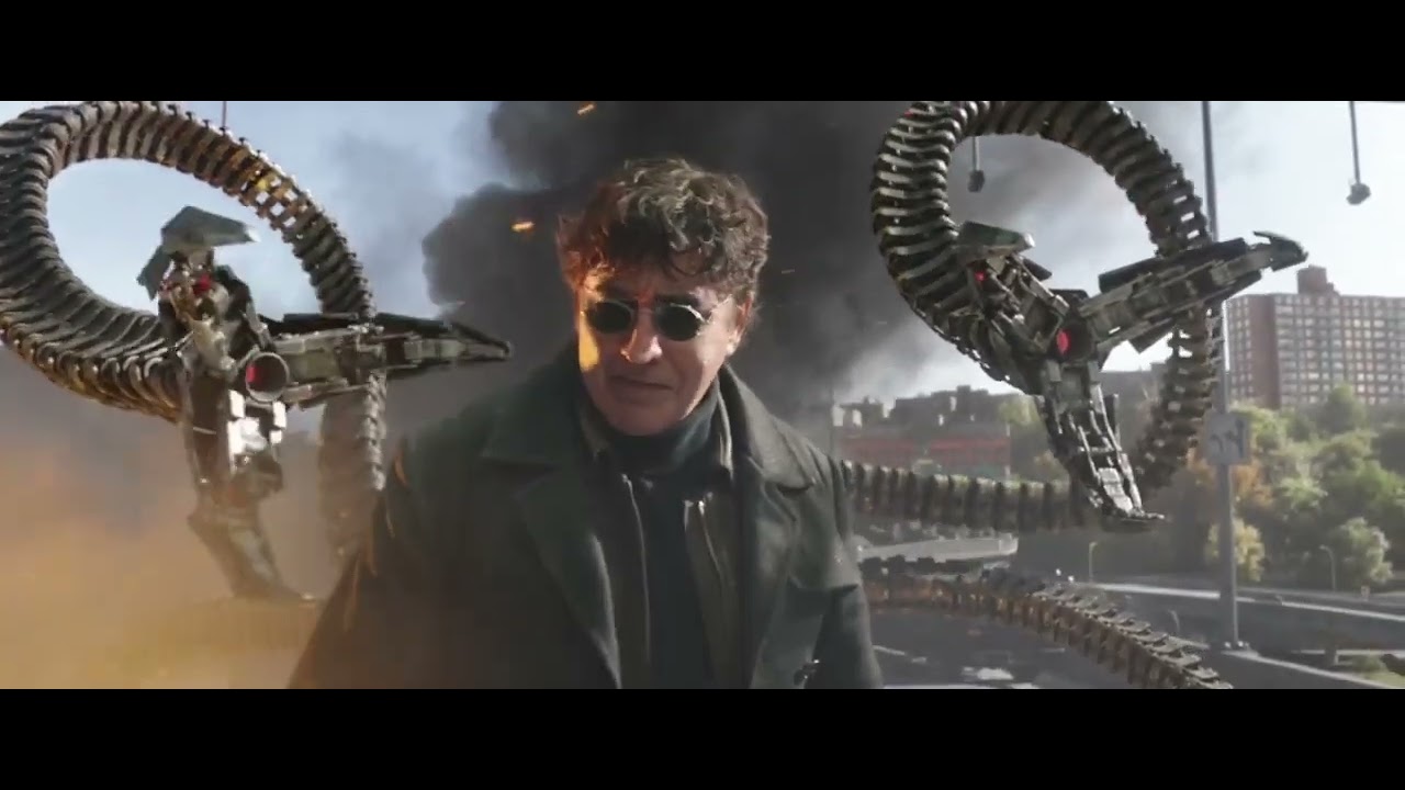 SpiderMan vs Octavius Bridge Fight Scene Tamil 4K | SpiderMan No Way ...