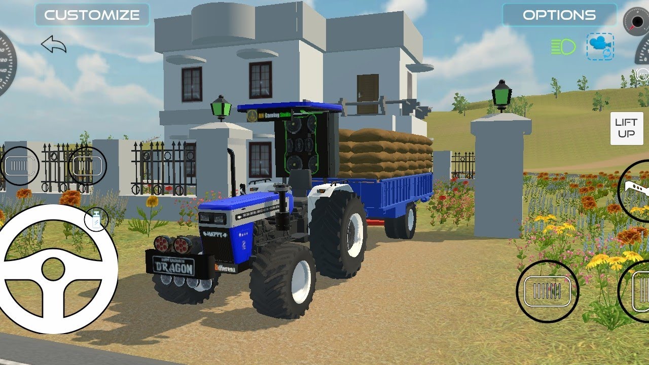 #268 TRACTOR 🚜 DRIVE 😇 WITH TROLI -INDIAN🇮🇳 VEHICLE SIMULATOR - ANDROID ...
