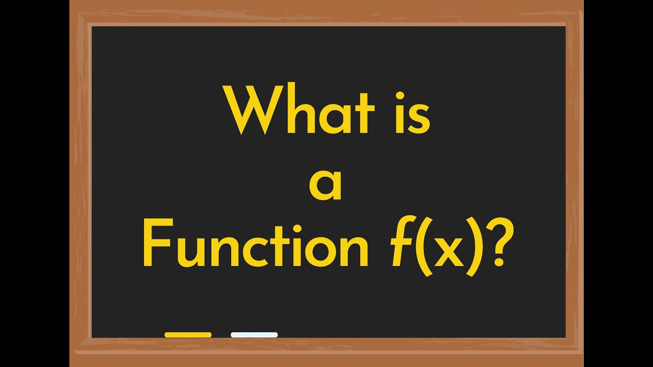 What Is A Function YouTube What Is A Function YouTube