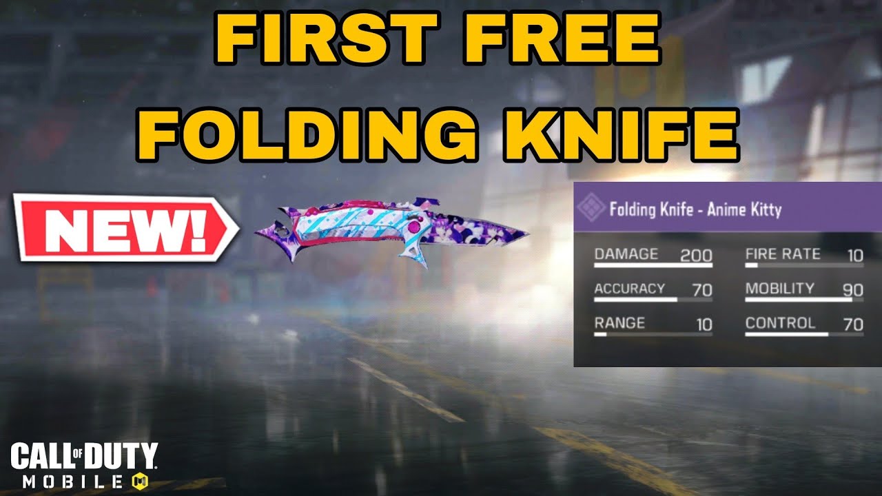 How to Get FREE Folding Knife - Anime Kitty in Cod Mobile | How to ...