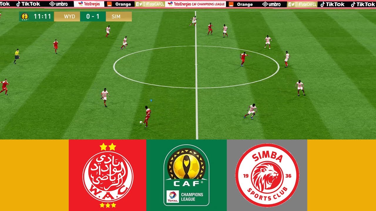 Wydad Athletic Club vs Simba SC CAF Champions League 2023/24 | 9 ...