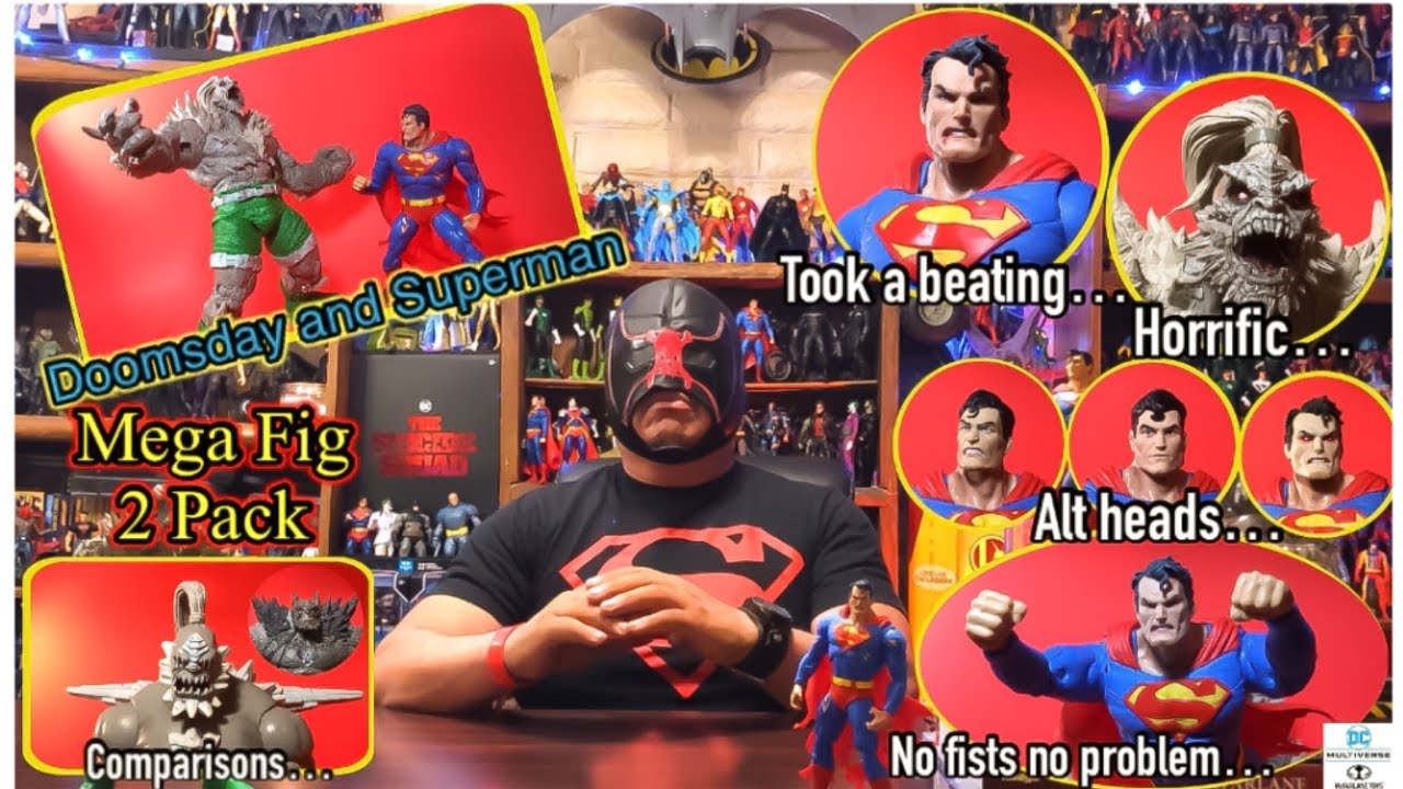 DC Multiverse Collection: Doomsday and Superman Mega Pack - YouTube