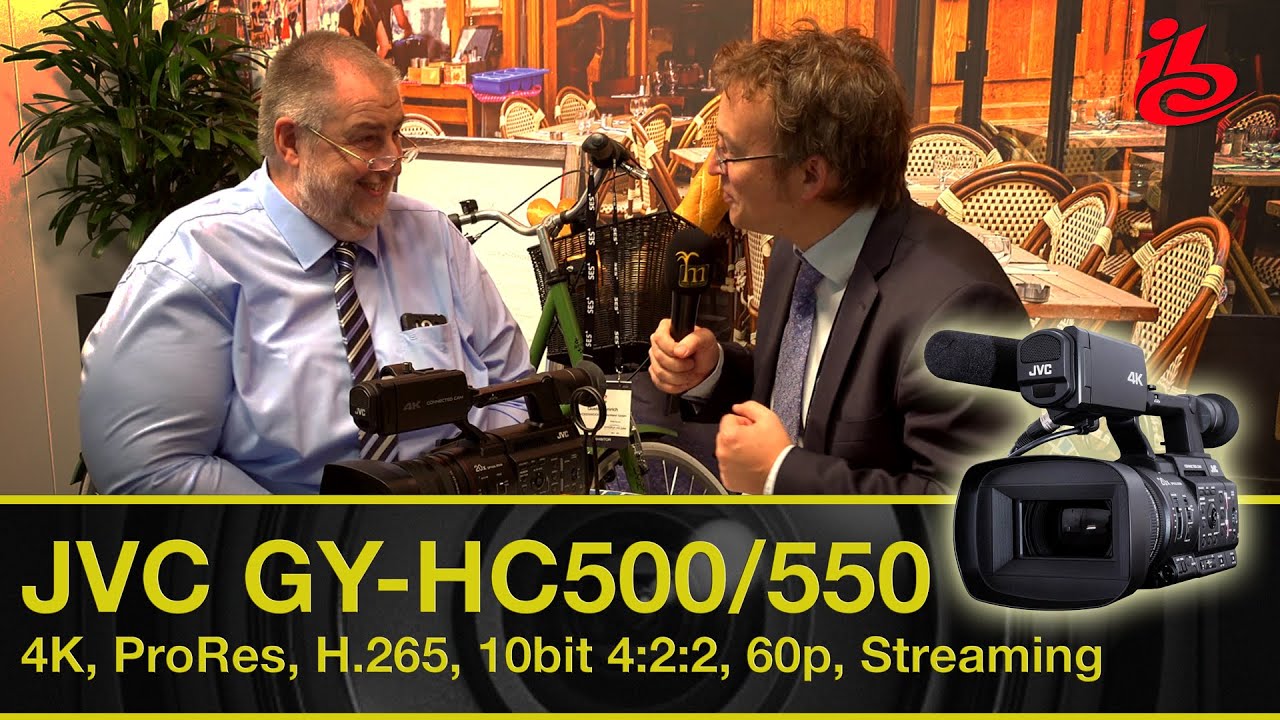 JVC GY-HC500/550 - IBC Report 2019 - YouTube